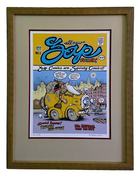 Robert Crumb | ZAP COMIX No.1 Poster Artist Proof ROBERT CRUMB 2018 ...