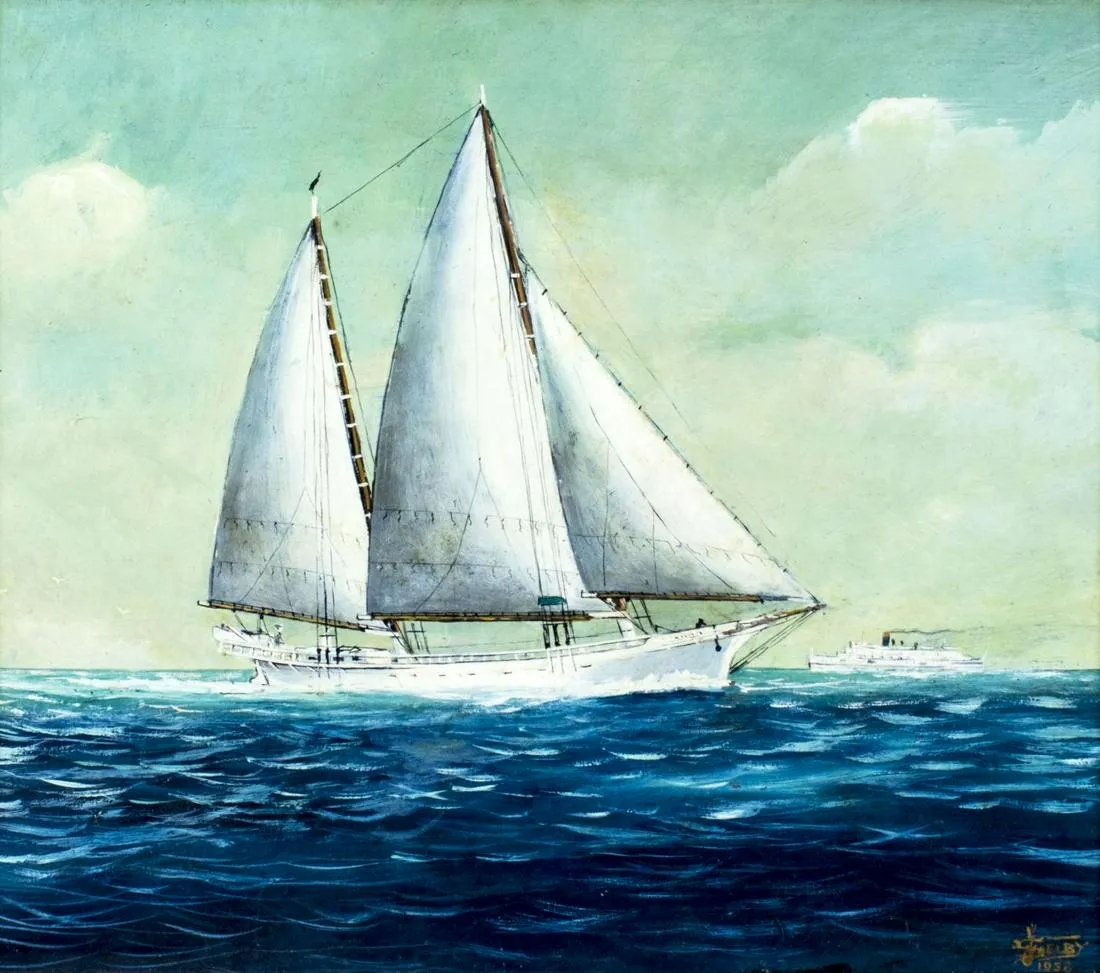 Joe Selby | Sailboat (1938) | MutualArt