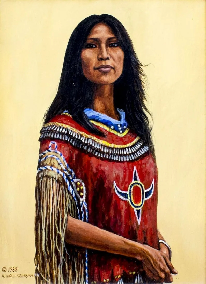 Hubert Wackermann | Apache Girl from San Carlos (1982) | MutualArt