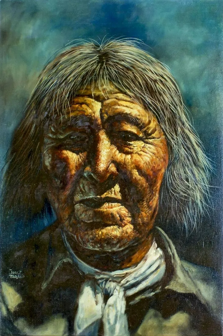 Jorge Tarallo | Portrait of Indian Man | MutualArt
