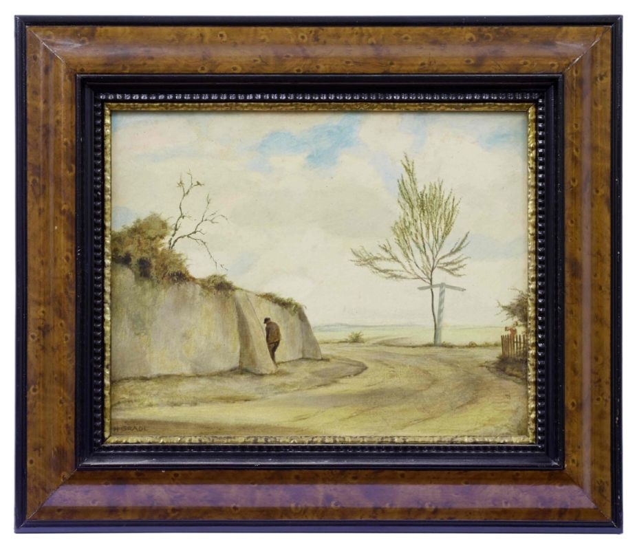 Hermann Gradl | Hermann: Wildpinkler an der Straßenmauer | MutualArt