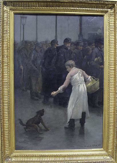 Gabriel Gruchy | Le départ des soldats | MutualArt
