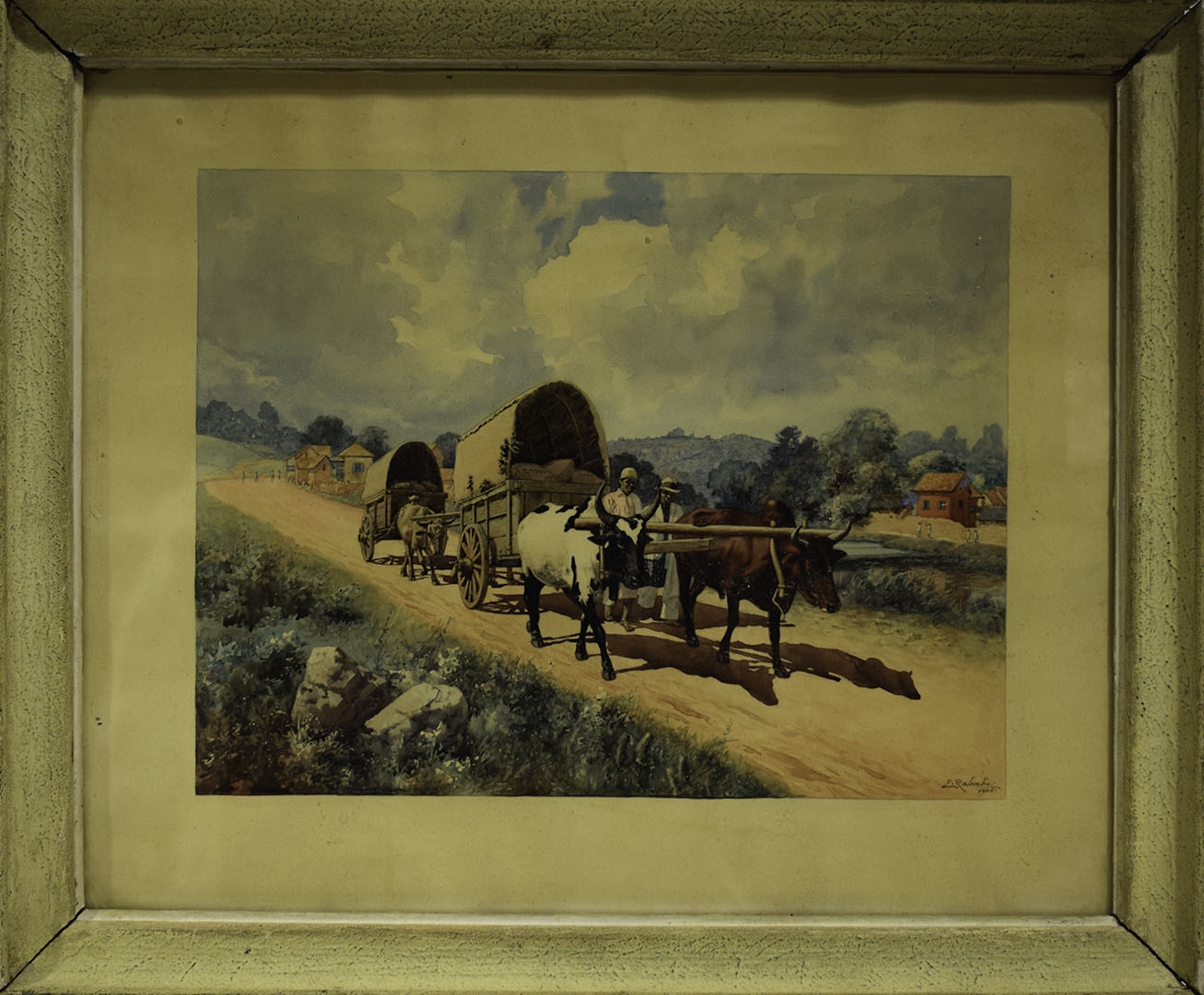 Émile Ralambo | Chariots drawn by oxen | MutualArt