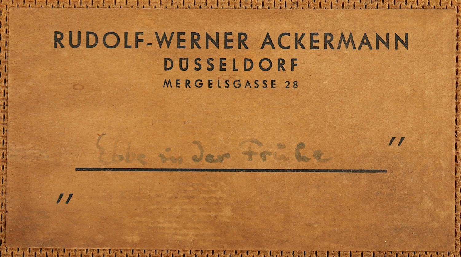 Rudolf Werner Ackermann | Ebbe in der Frühe | MutualArt