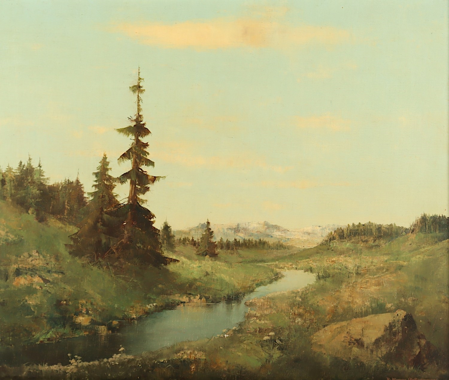 Rudolf Werner Ackermann | Klarer Tag im Gebirge | MutualArt