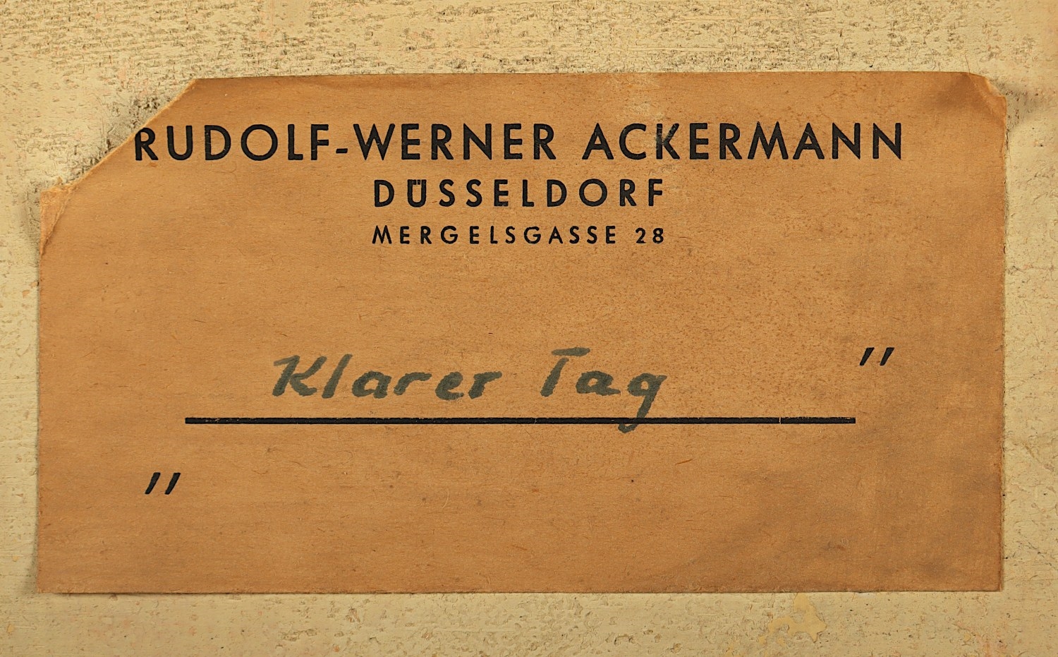 Rudolf Werner Ackermann | Klarer Tag im Gebirge | MutualArt