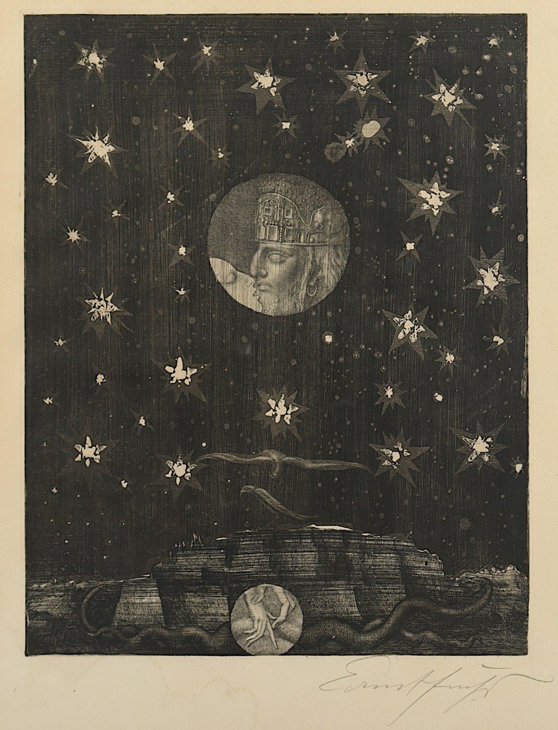 Ernst Fuchs | zwei Radierungen | MutualArt