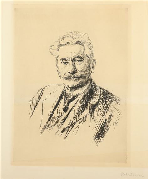 Max Liebermann | Portrait Karl Legien (1919) | MutualArt