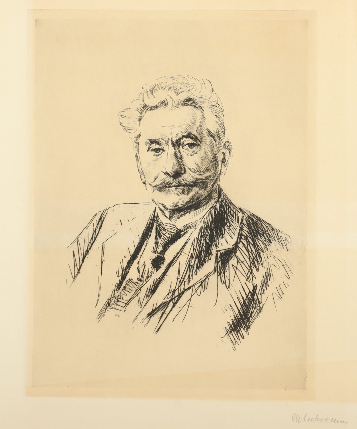 Max Liebermann | Portrait Karl Legien (1919) | MutualArt