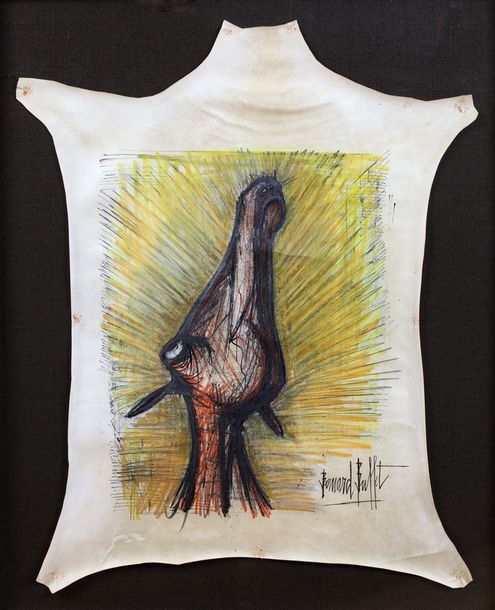 Bernard Buffet | New York Skyline (1958) | MutualArt