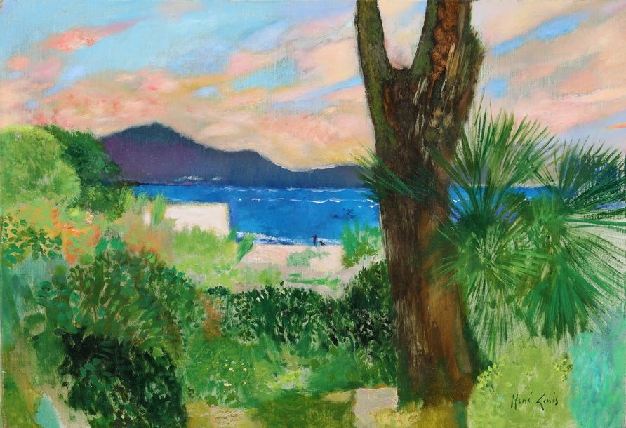 Rene Genis | The garden of Bandol OIL on canvas Signed lower right ...