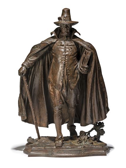 Augustus Saint-Gaudens | The Puritan | MutualArt