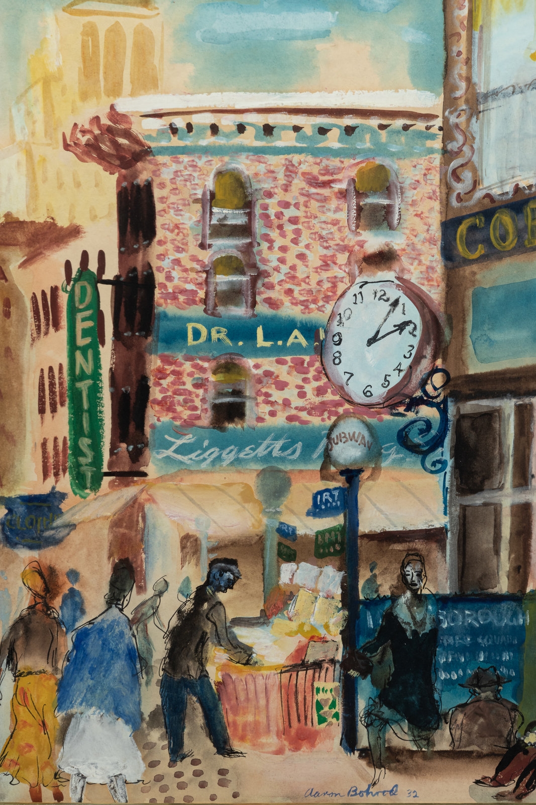 Aaron Bohrod | Street Scene (1932) | MutualArt