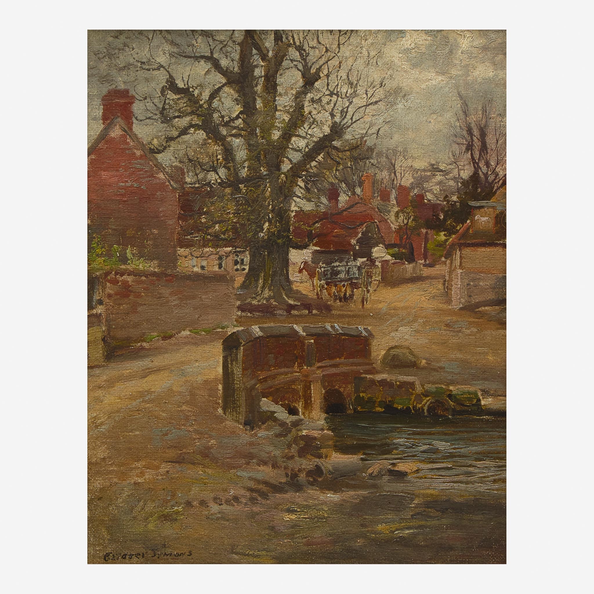 George Gardner Symons | English Village View | MutualArt