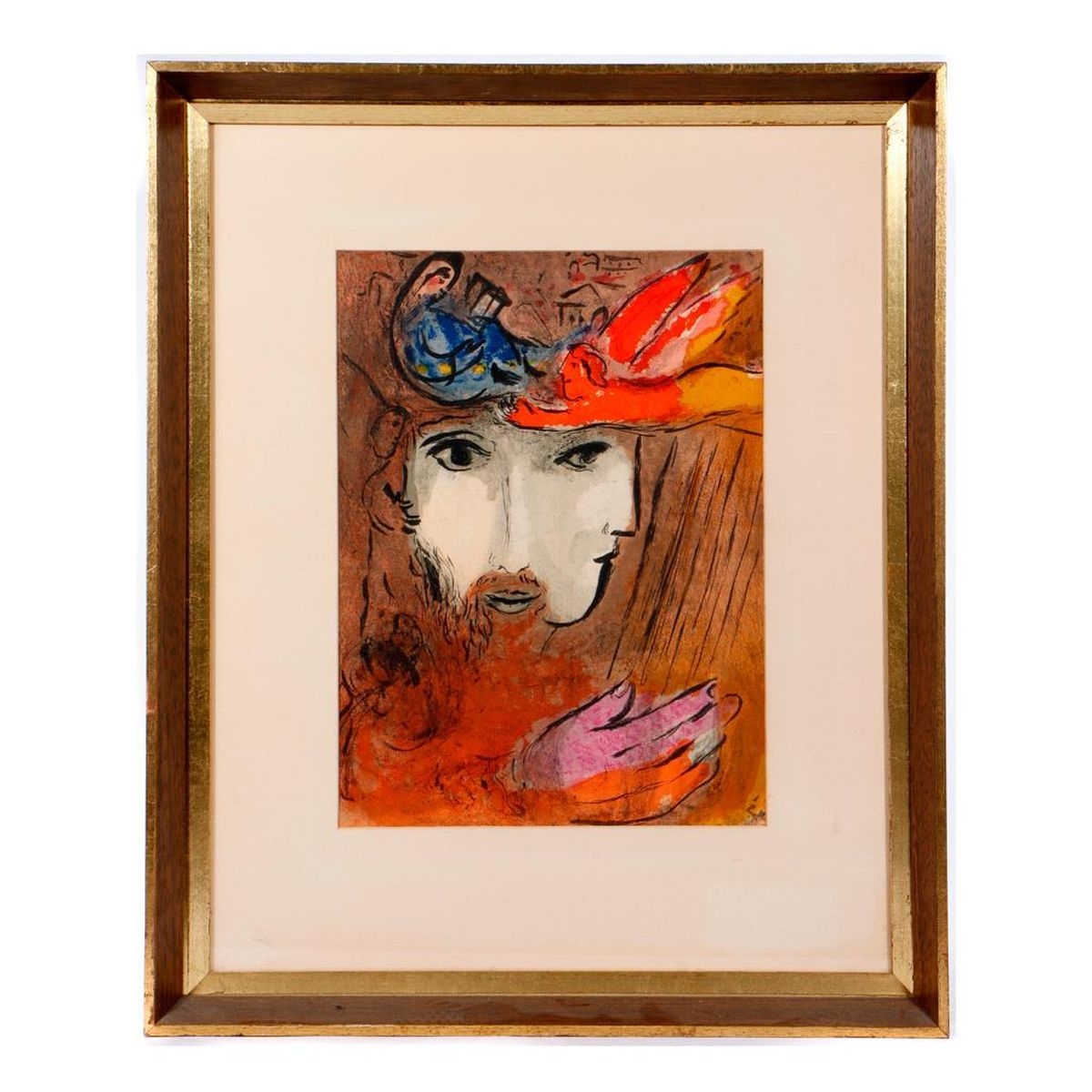 Marc Chagall | Title/Description: Two Faces | MutualArt