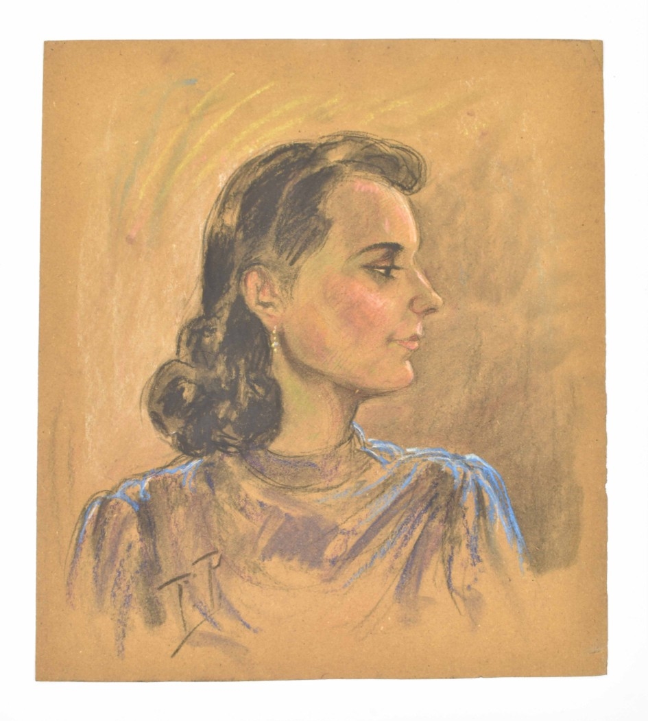 Piet Peters | Collection of 21 pastel portraits,1920s/'30s | MutualArt