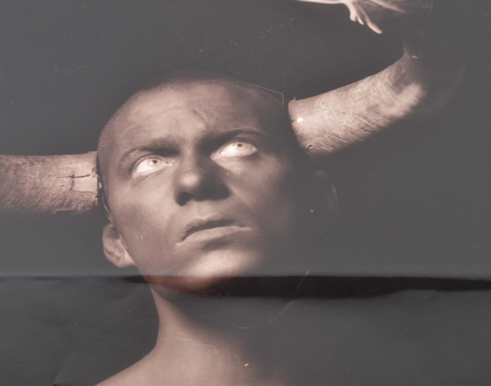 Paul Blanca | Two photographs: (1) Self-portrait bull (1988) | MutualArt