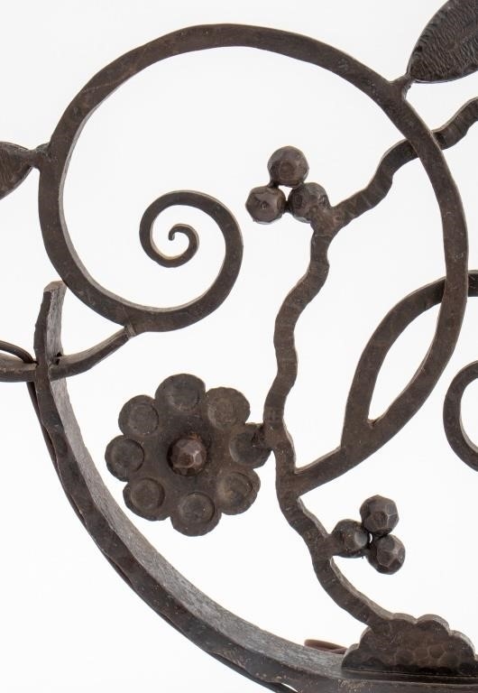 Edgar Brandt | Brandt Attributed Art Deco Wrought Iron Table Lamp (1920 ...