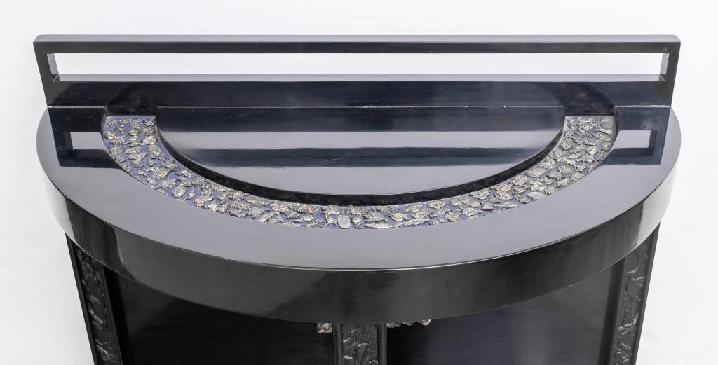 James Mont | James Mont Asian Manner Ebonized Console Table | MutualArt