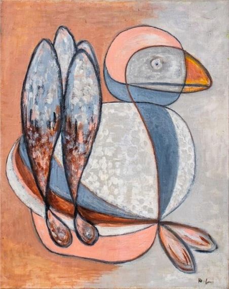 Kayo Lennar | Kayo Lennar Dodo Bird Oil on Canvas (1993) | MutualArt