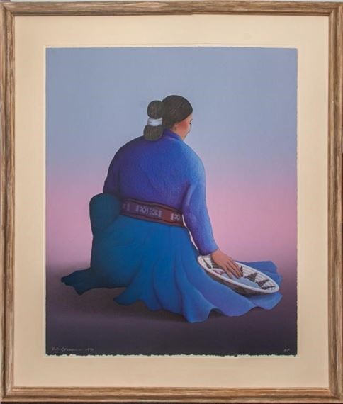 R.C. Gorman | R.C. Gorman Atole Artist's Proof Lithograph (1990 ...