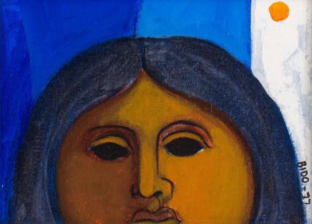 Cándido‏ Bidó | Candido Bido Figurative Oil on Board, 1977 (Circa 1977 ...