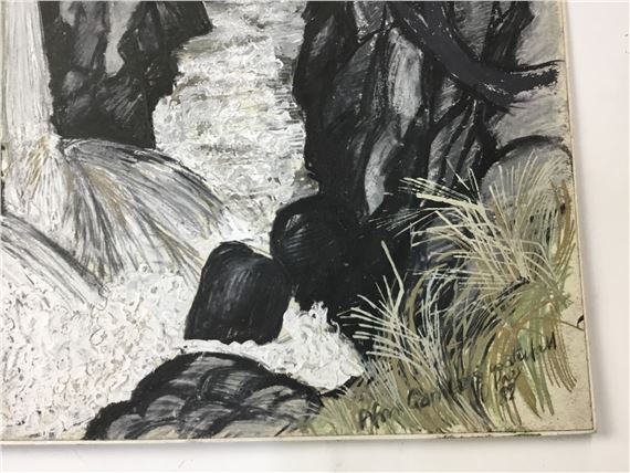 Dione Page | 'Afon Gamlan waterfall | MutualArt