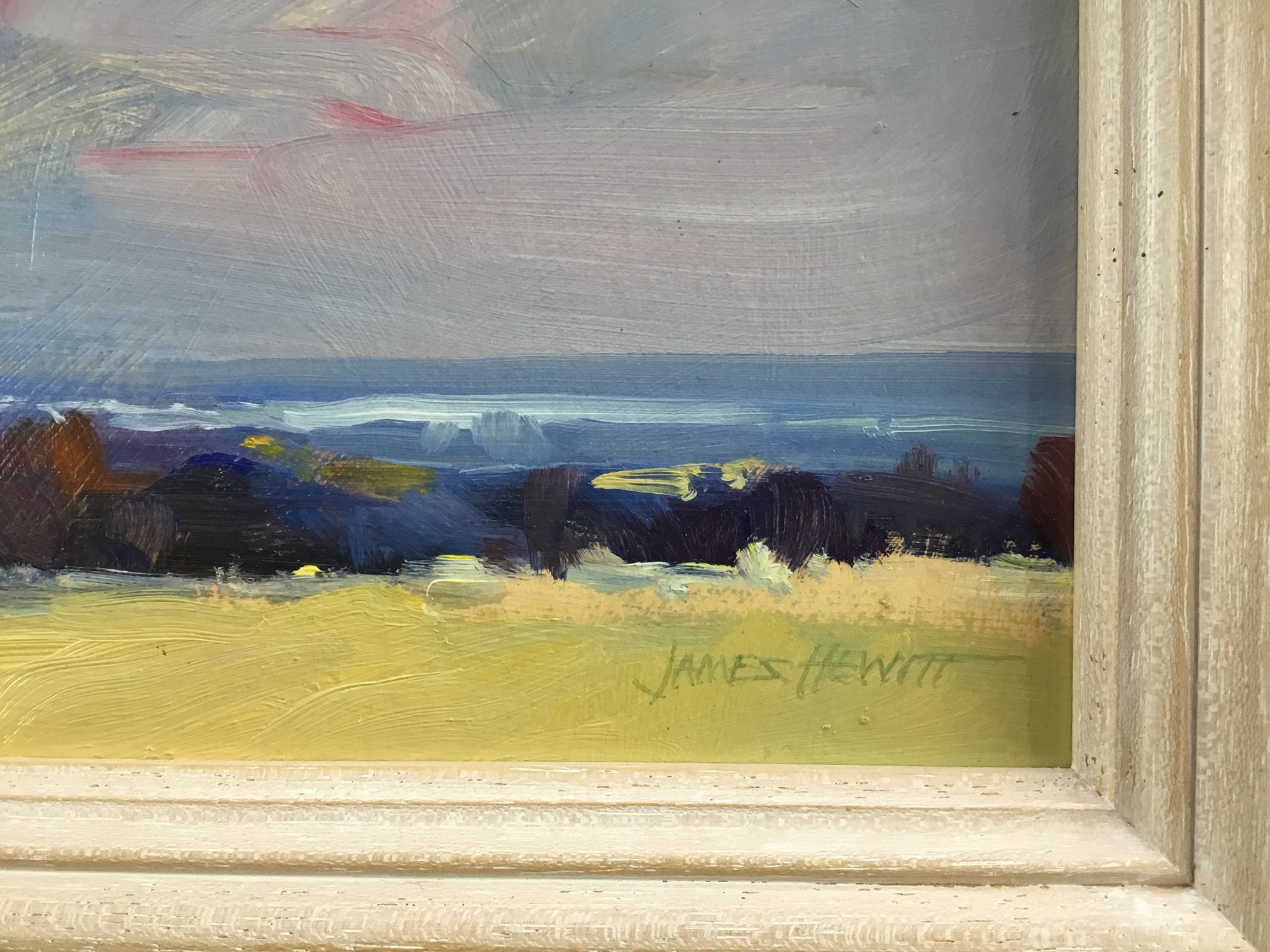 James Hewitt | ‘Passing Rain Gt Totham’ and similar landscape of an ...