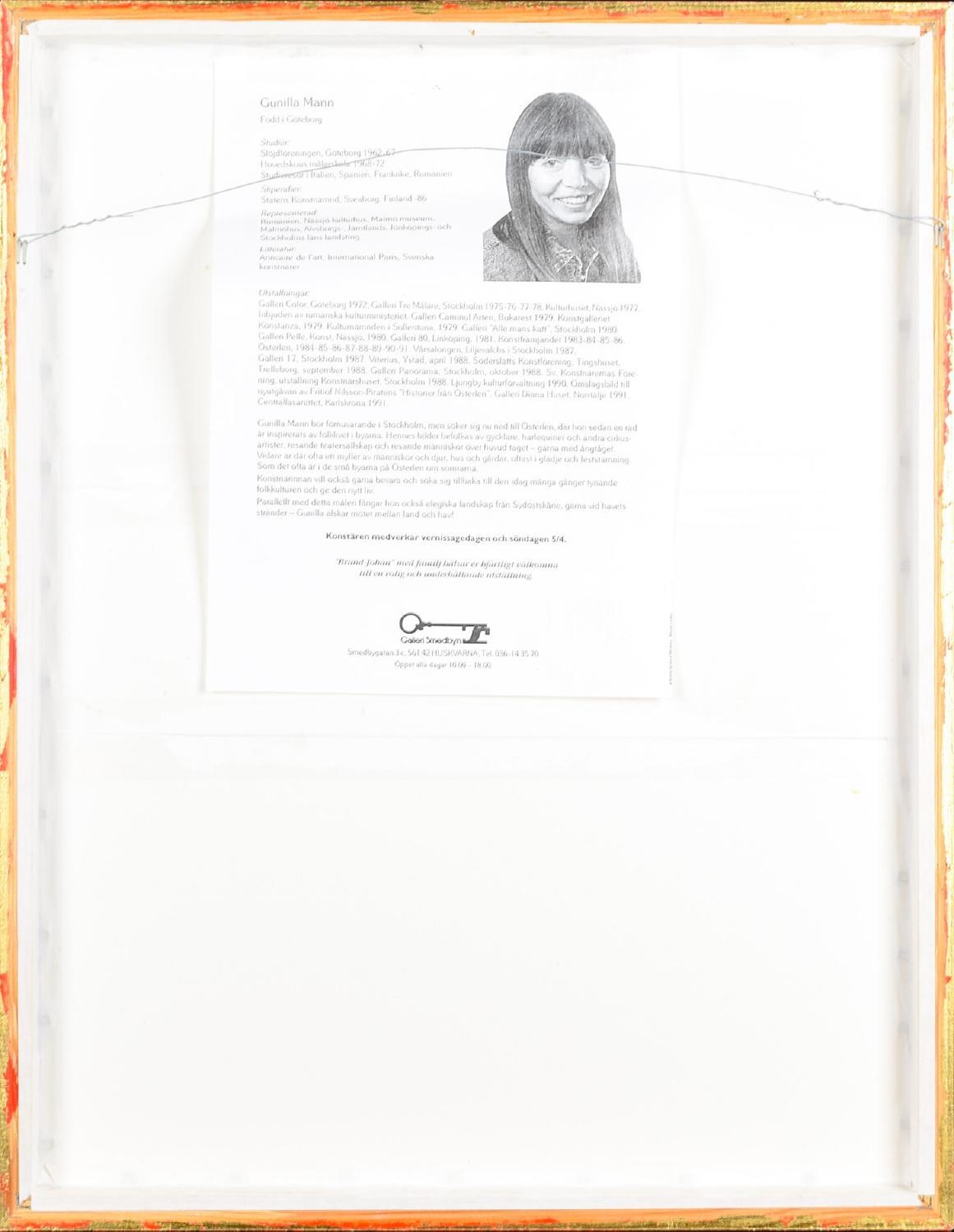 Gunilla Mann | Artist born 1947 | MutualArt