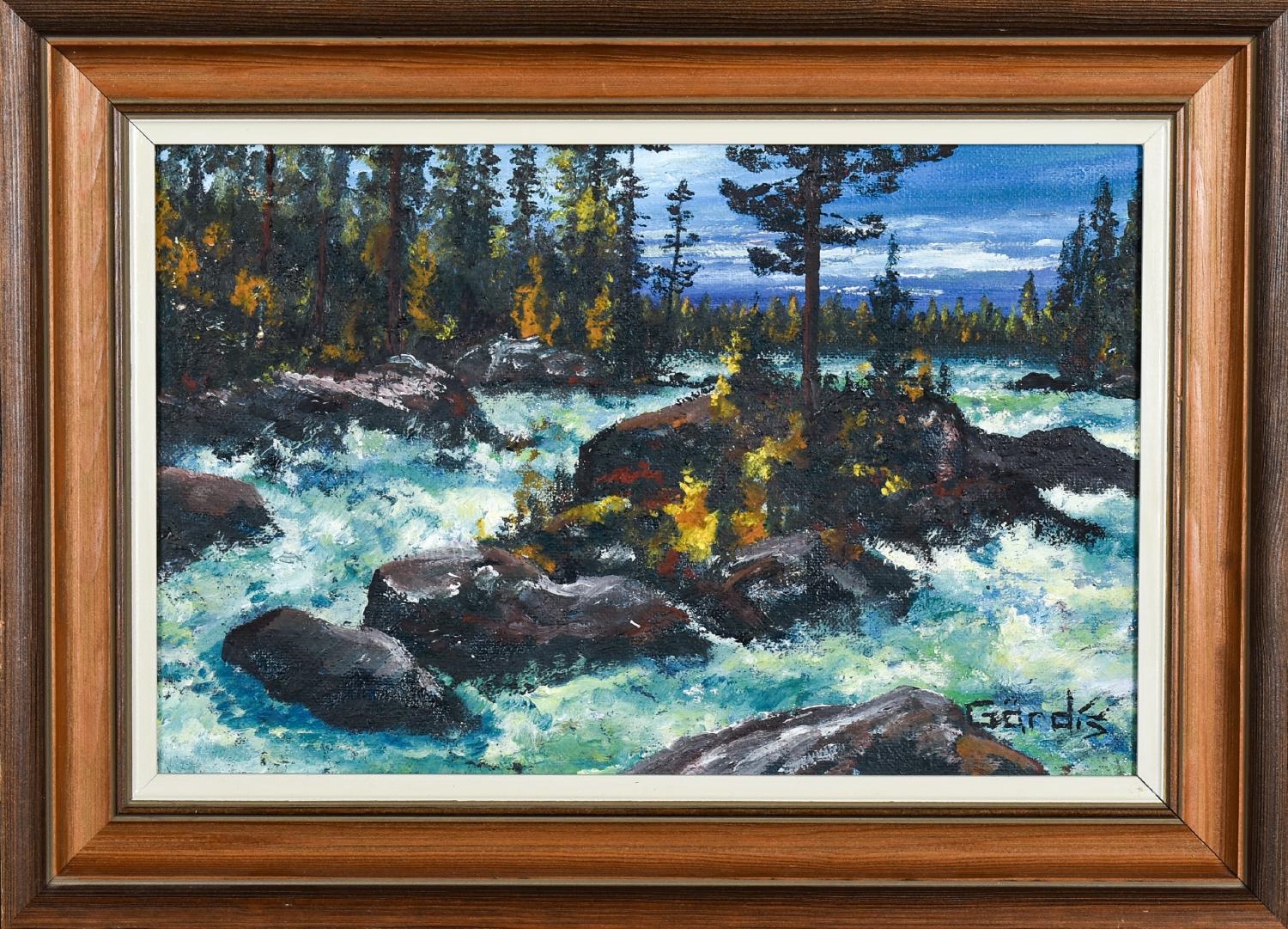 Gärdis Lindgren | The troll river (1979) | MutualArt