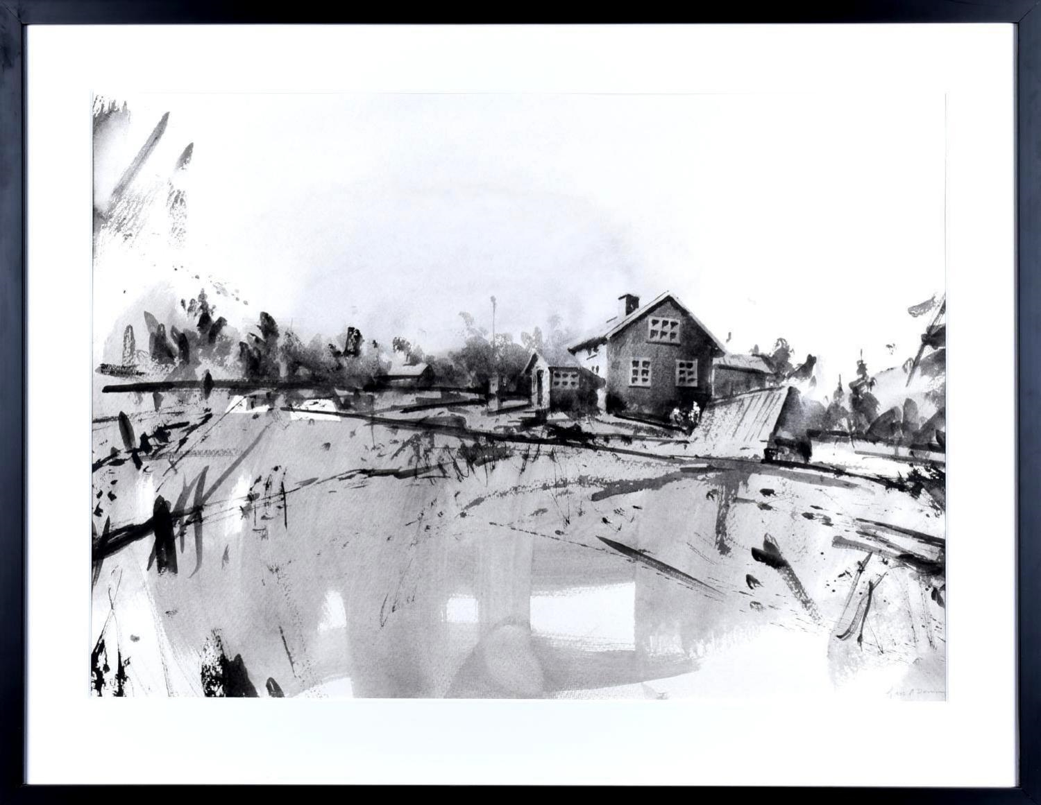 Lars A. Persson | Motif of farm. | MutualArt