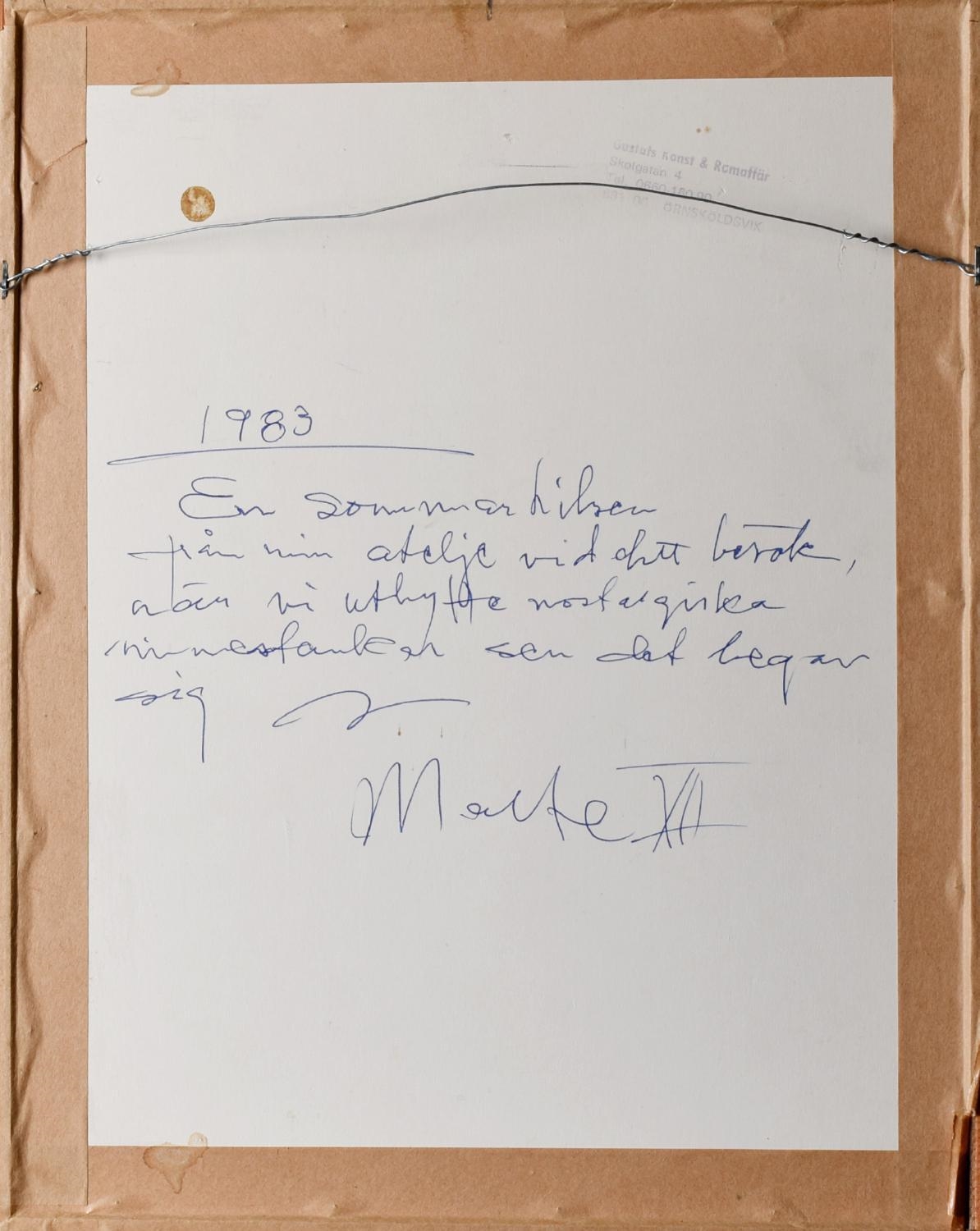 Malte Nyberg Tolf | Portrait (1983) | MutualArt