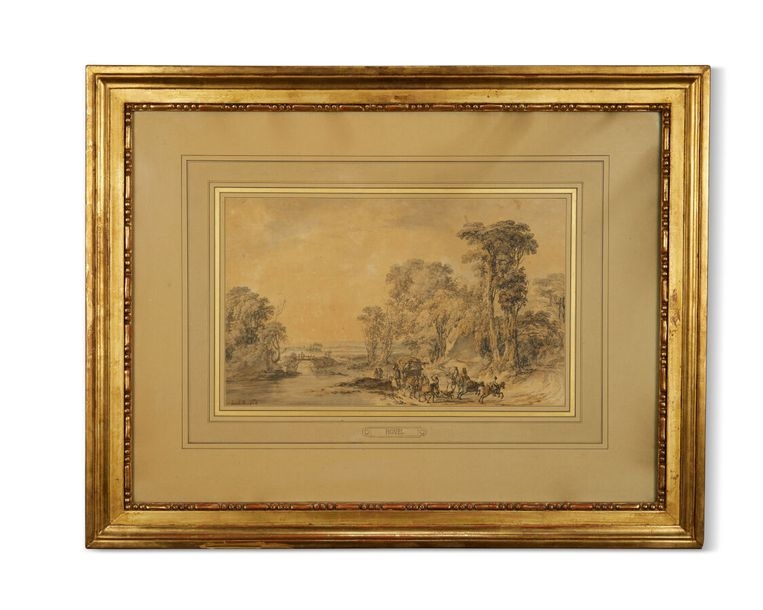 Jean-Pierre-Louis-Laurent Hoüel | The transhumance (1764) | MutualArt