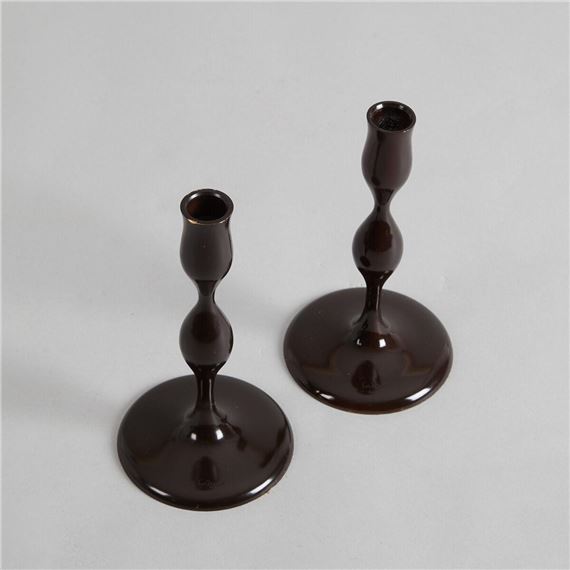 Eva Zeisel | These solid brass candlesticks are made using the ancient ...