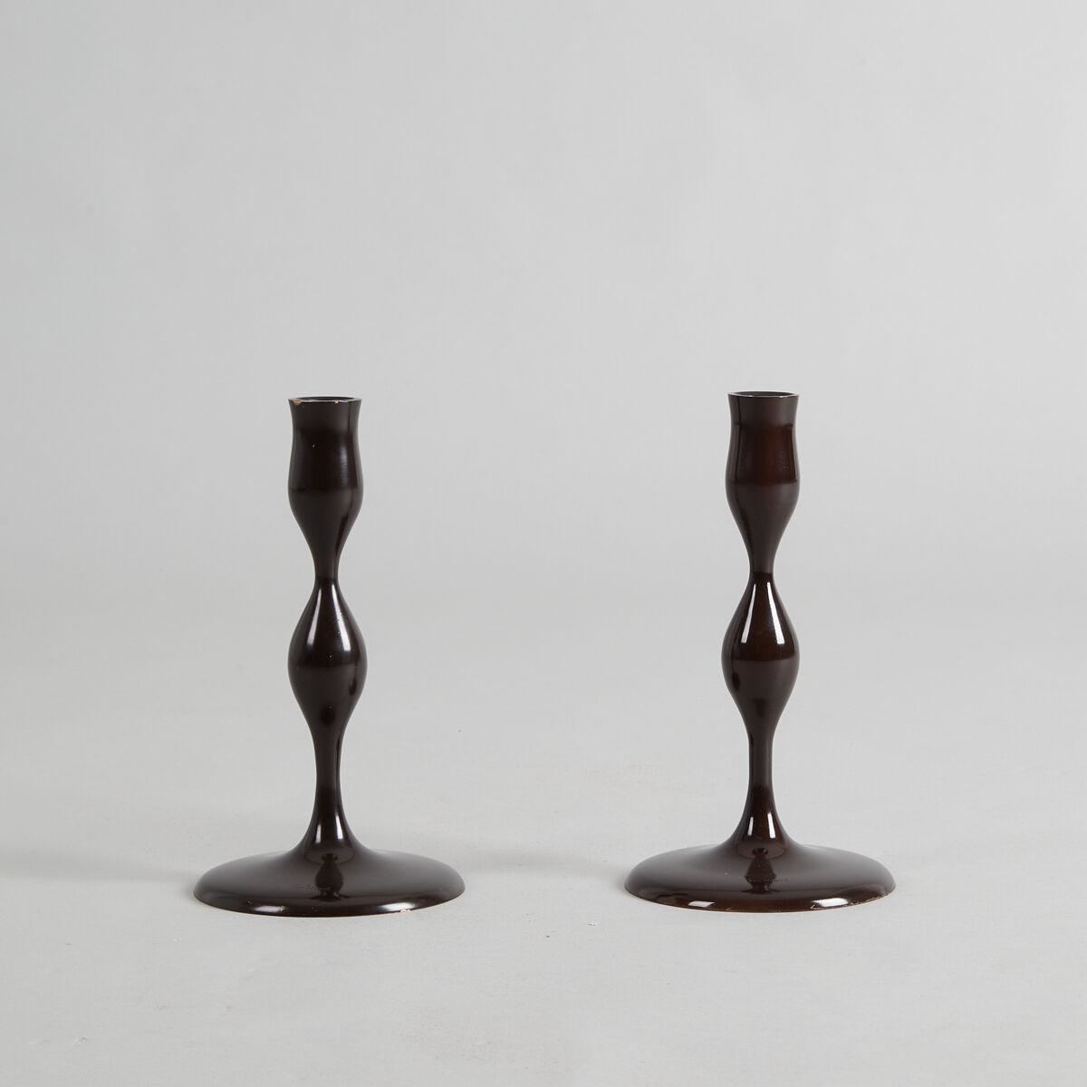 Eva Zeisel | These solid brass candlesticks are made using the ancient ...