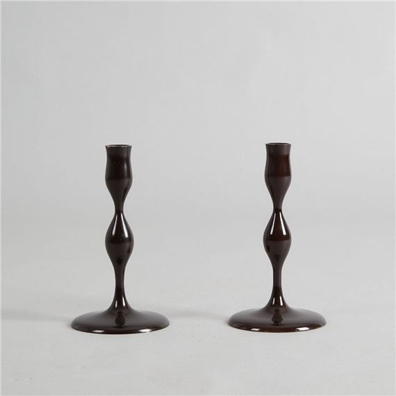 Eva Zeisel | These solid brass candlesticks are made using the ancient ...