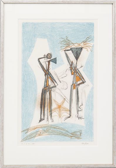 Max Ernst | Max Ernst, lithograph in colours signed and numbered 200/ ...