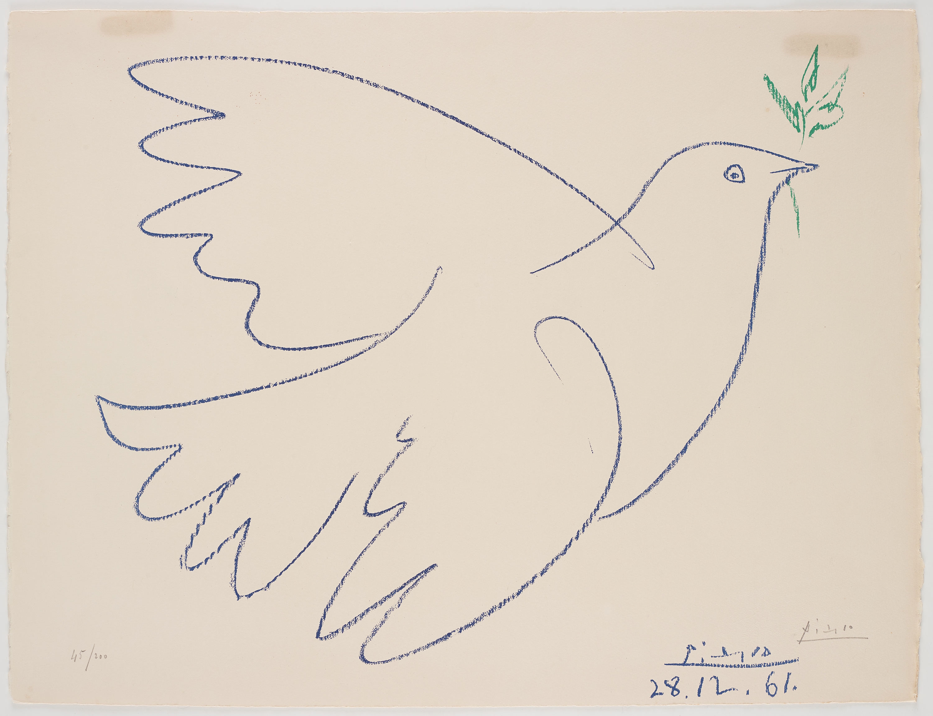 Pablo Picasso | La Colombe de la Paix/Colombe volant | MutualArt