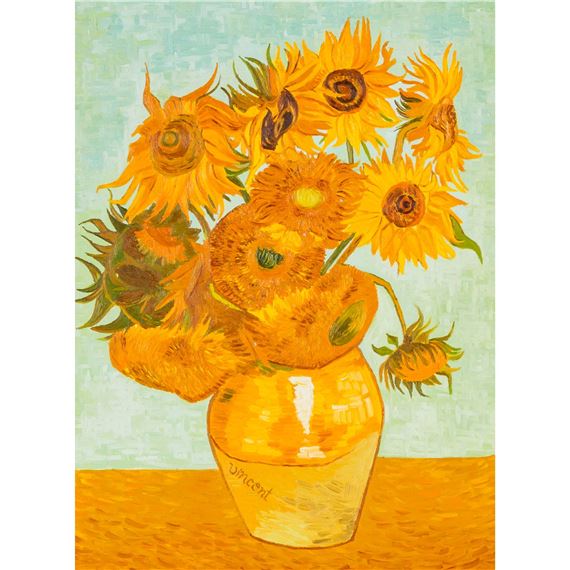Vincent Van Gogh | Sunflowers in a vase (1985) | MutualArt
