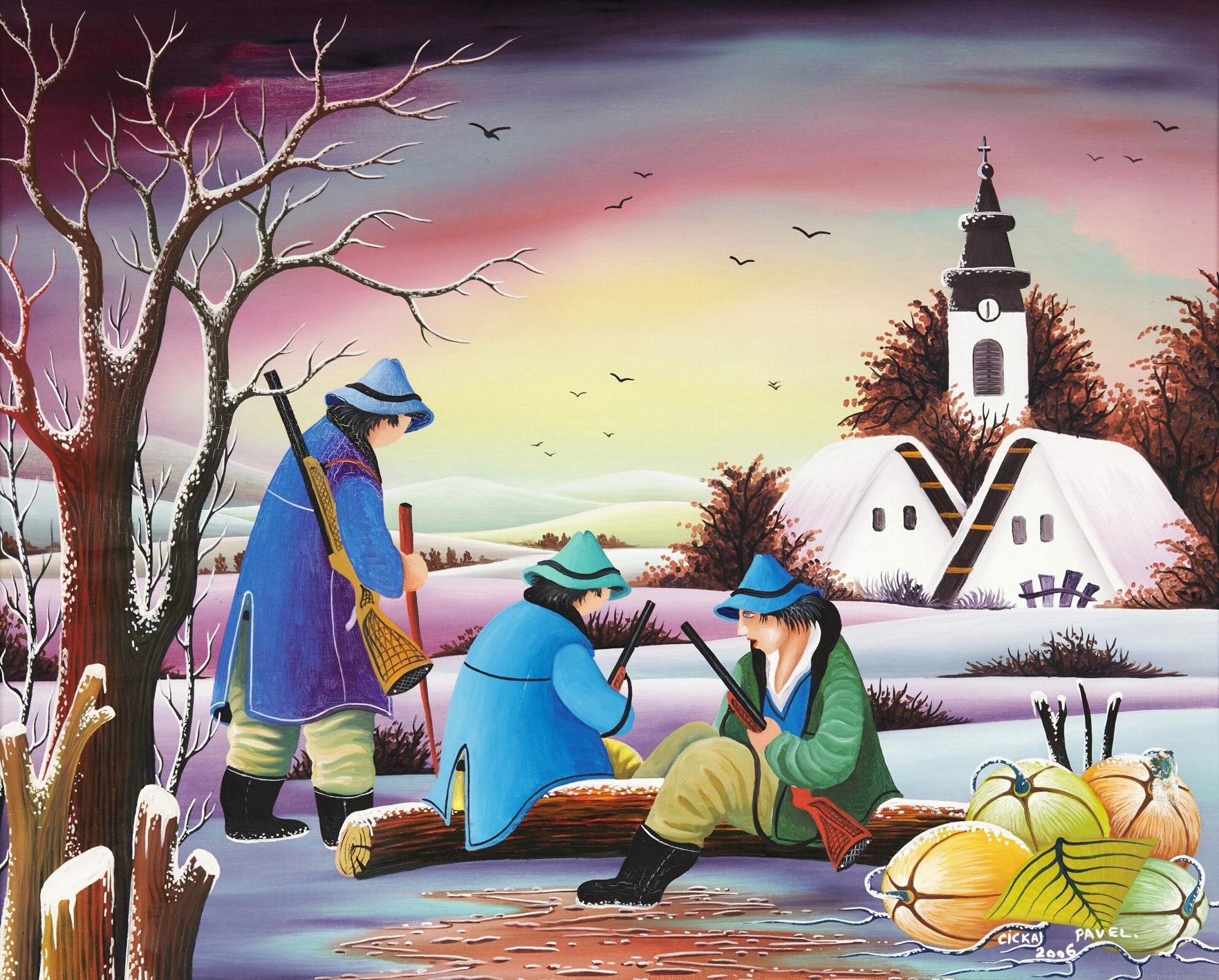 Pavel Cicka | POĽOVNÍCI (2006) | MutualArt