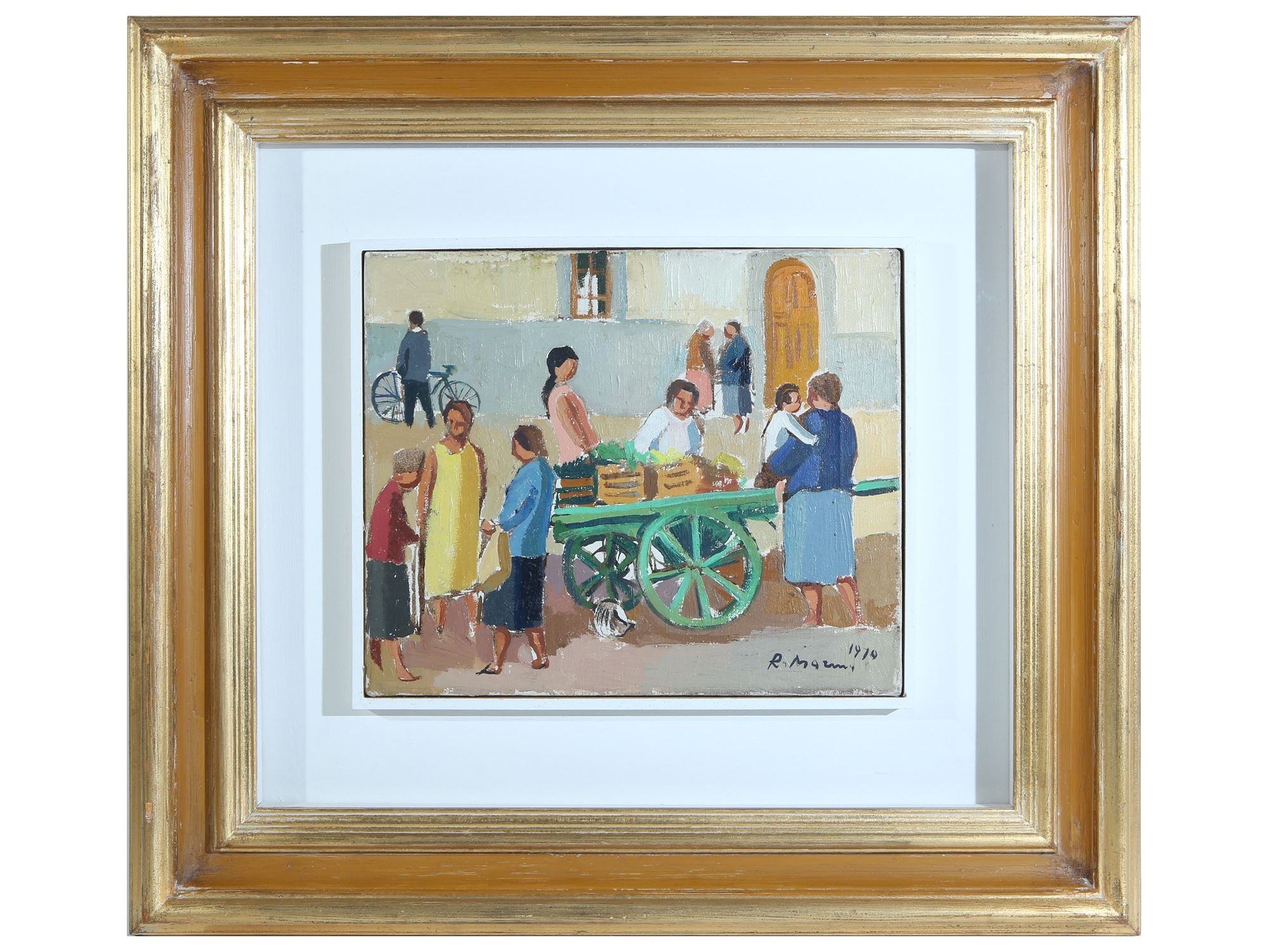 Rodolfo Marma | Angolo di mercato 1970 | MutualArt