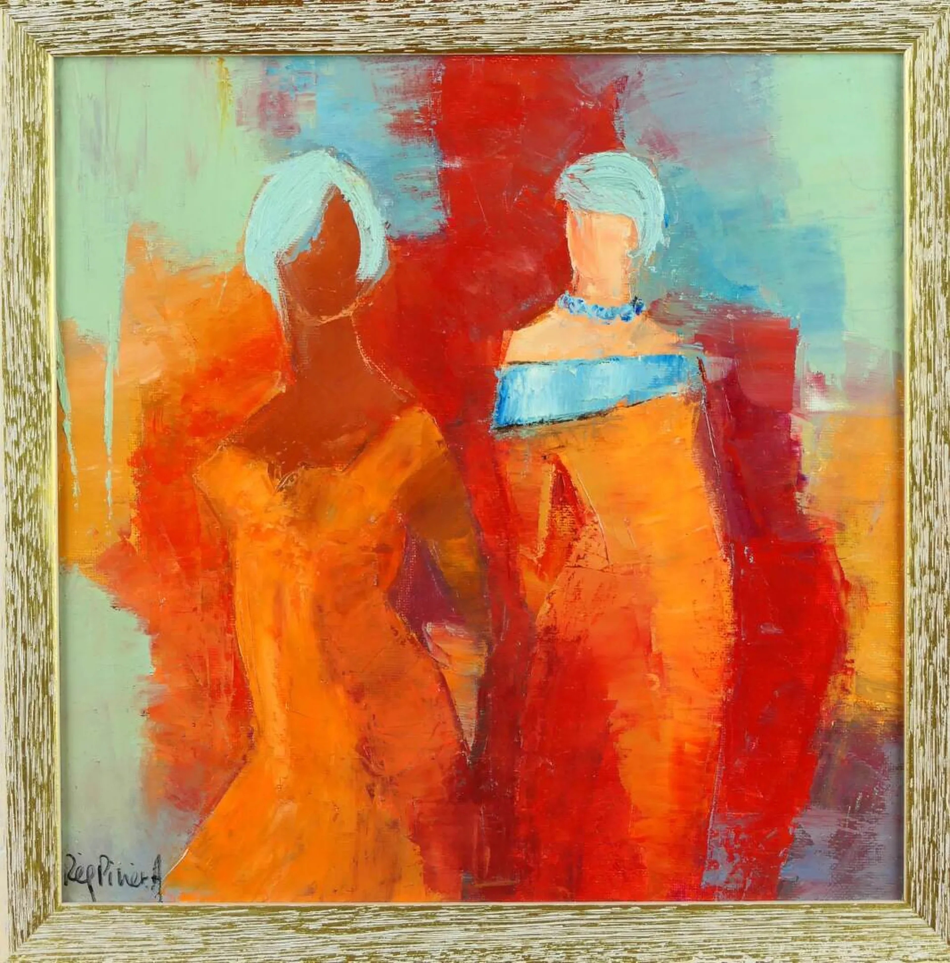 Régine Pivier-Attolini | Le collier bleu | MutualArt