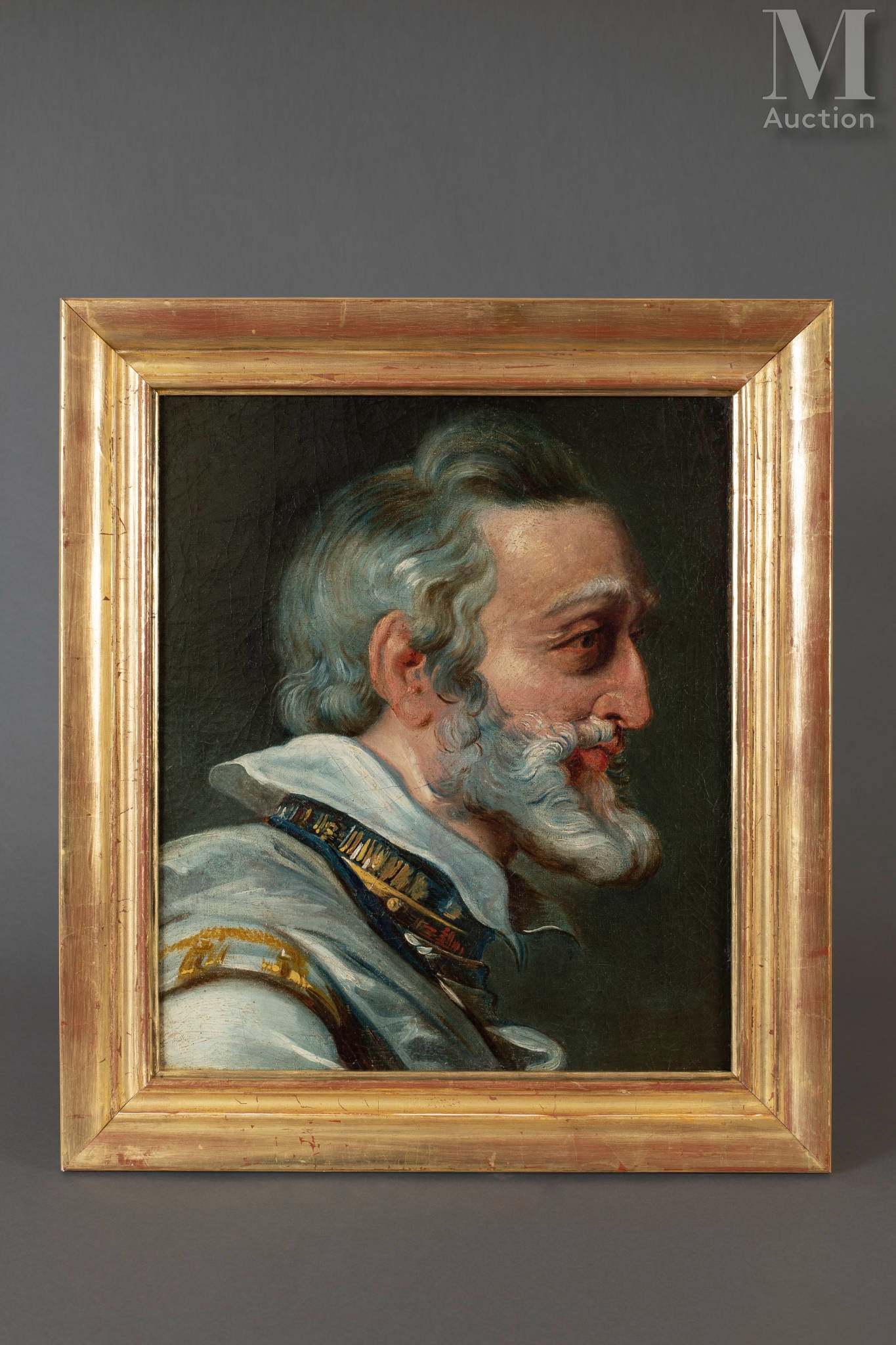 Peter Paul Rubens | Portrait de profil du roi Henri IV | MutualArt