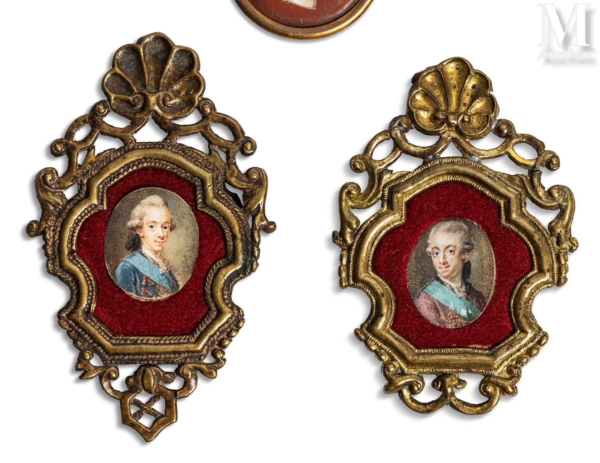 Swedish School, 18th Century | Portraits des princes Gustave et ...