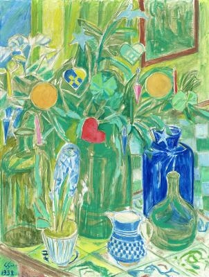 Christine Swane | Christmas still life | MutualArt