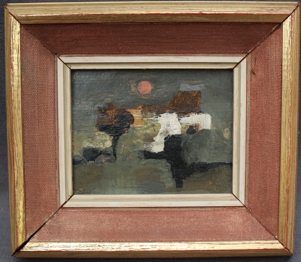 Victor Neep | Victor Neep Landscape Oil on board Label verso 7 | MutualArt