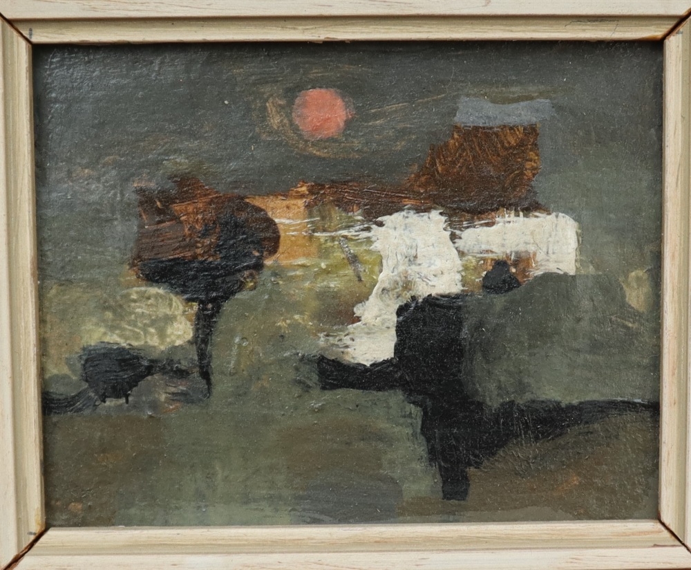 Victor Neep | Victor Neep Landscape Oil on board Label verso 7 | MutualArt