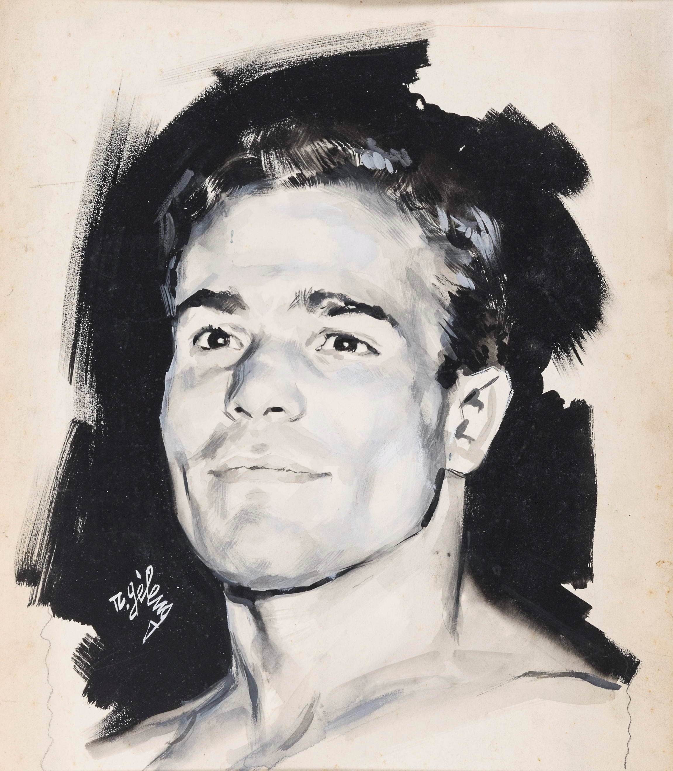 Rinaldo Geleng | Ritratto del pugile Giordano Campari | MutualArt