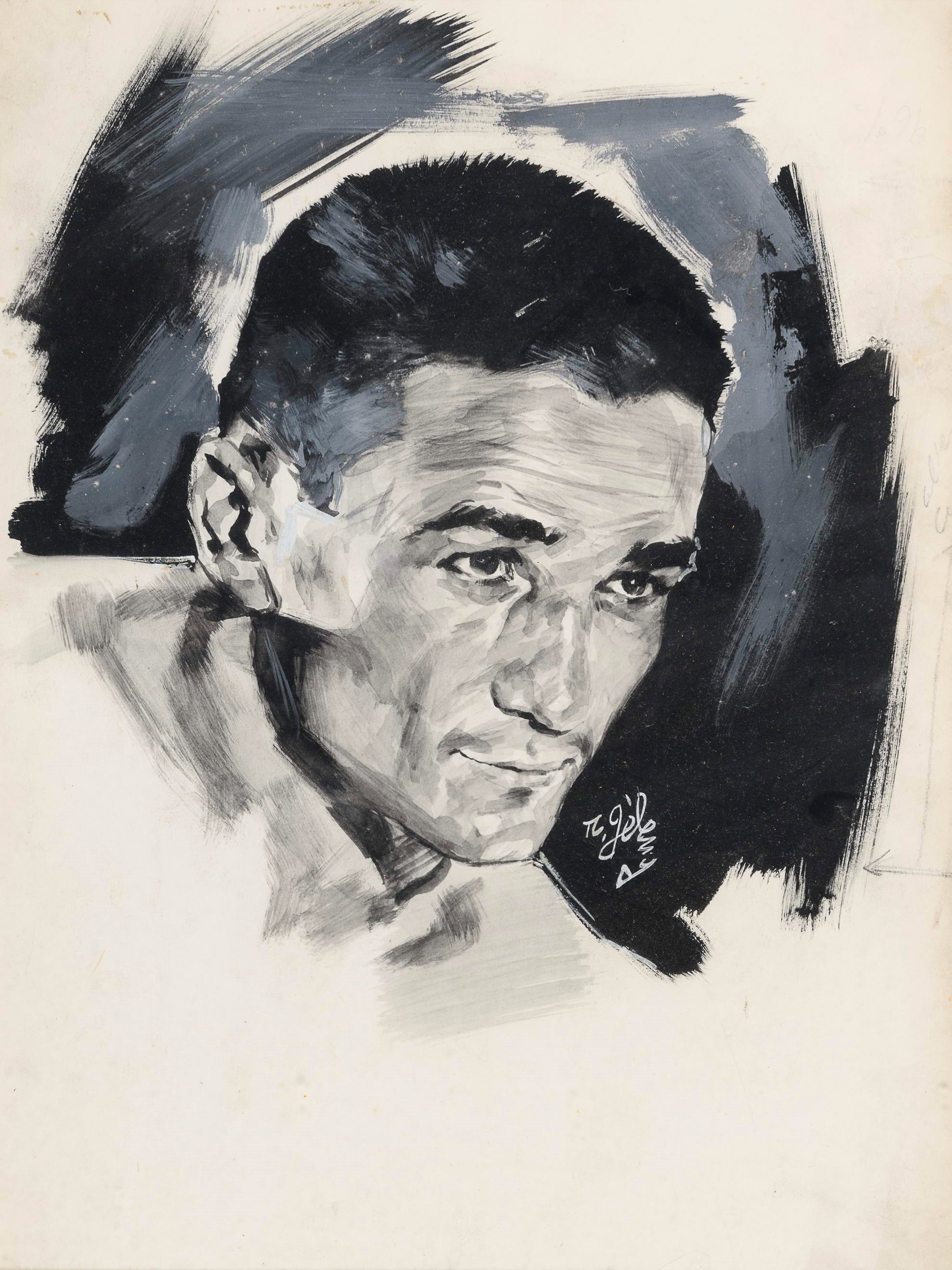Rinaldo Geleng | Ritratto del pugile Salvatore Burruni | MutualArt