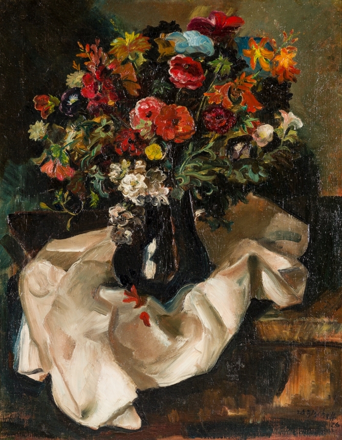 Franz Bischoff | Flower Arrangement on the Table (1926) | MutualArt